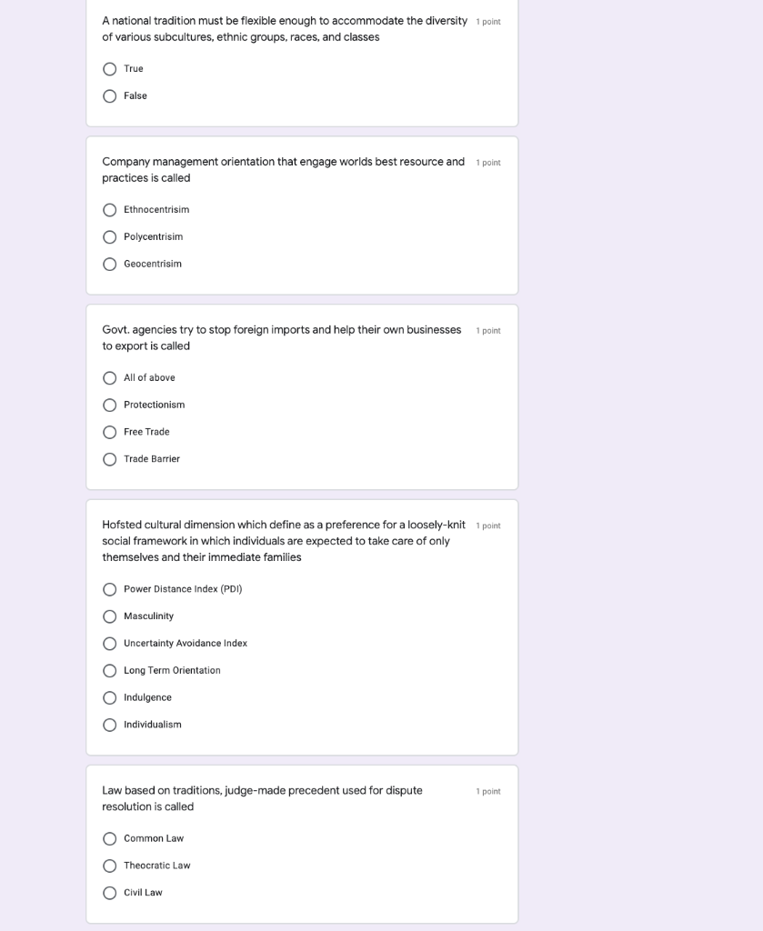 Solved Multiple Choice Questions Click on correct answer 1 | Chegg.com