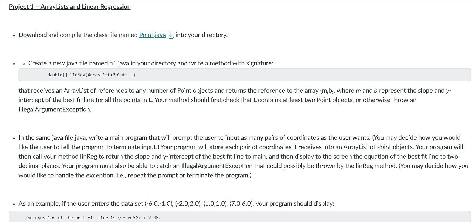 Solved - Download and compile the class file named | Chegg.com