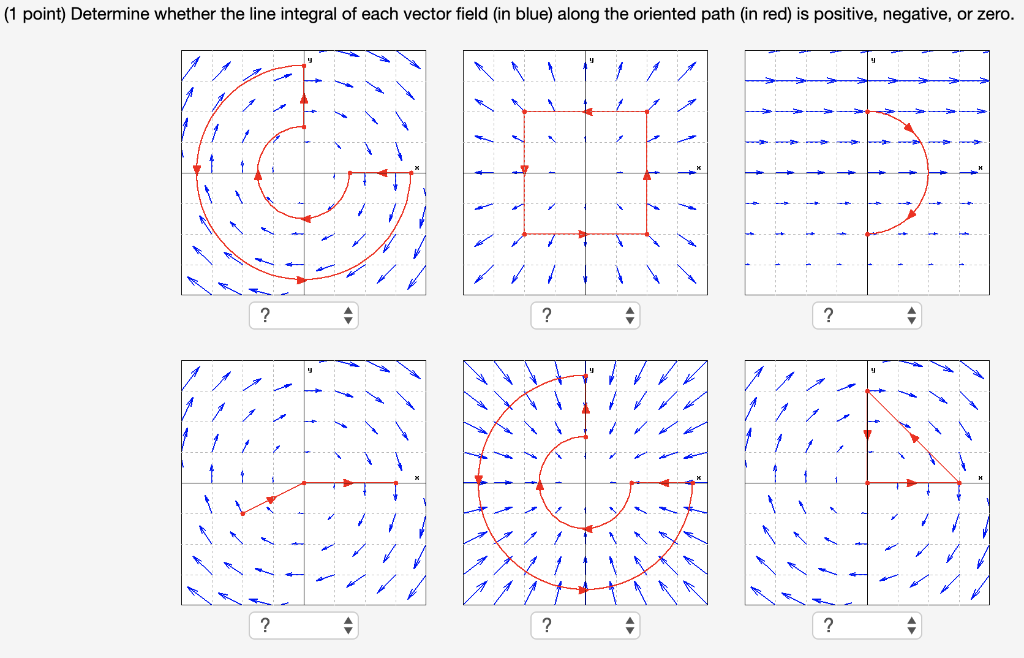 Solved (1 point) Determine whether the line integral of each | Chegg.com Solved (1 point) Determine whether the line integral of each | Chegg.com