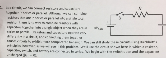 Solved 1. In a circuit, we can connect resistors and | Chegg.com