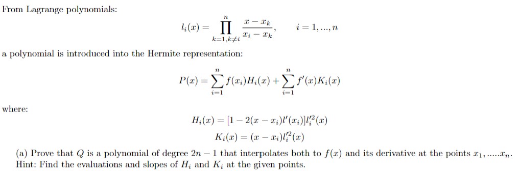 Solved From Lagrange | Chegg.com