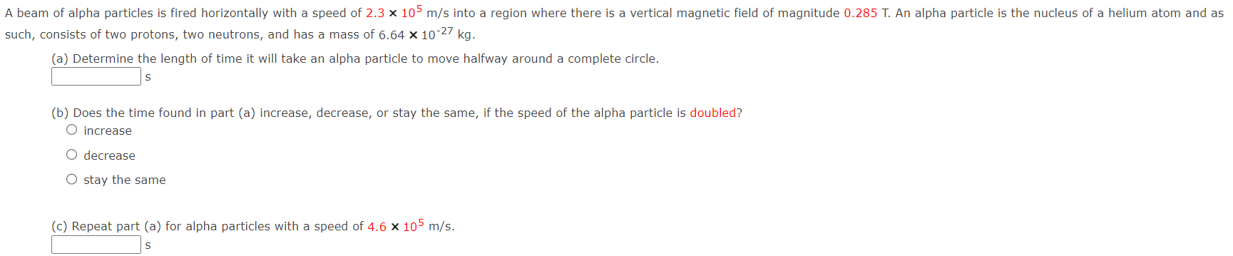 Solved uch, consists of two protons, two neutrons, and has a | Chegg.com