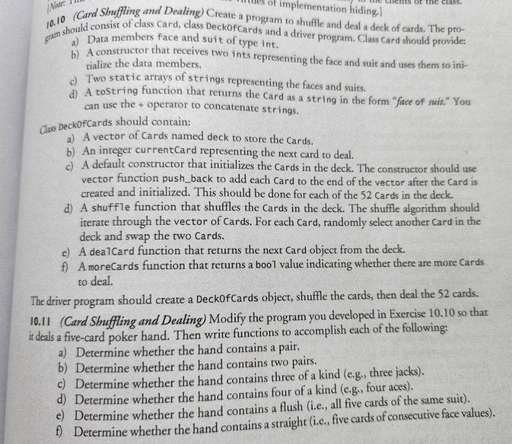 Solved C Questions Read The Questions 1010 And 1011 