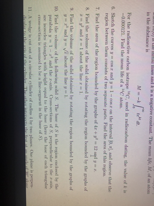 Solved Is Cle miial mass and k is a negative constant. The | Chegg.com
