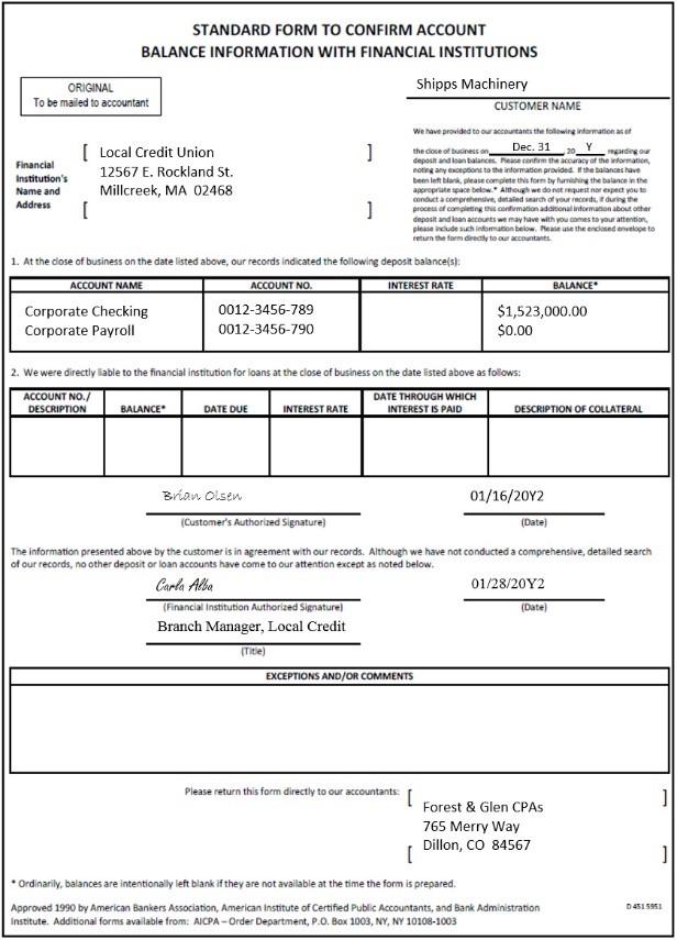 2 To Check Completeness And Existence Assertions For
