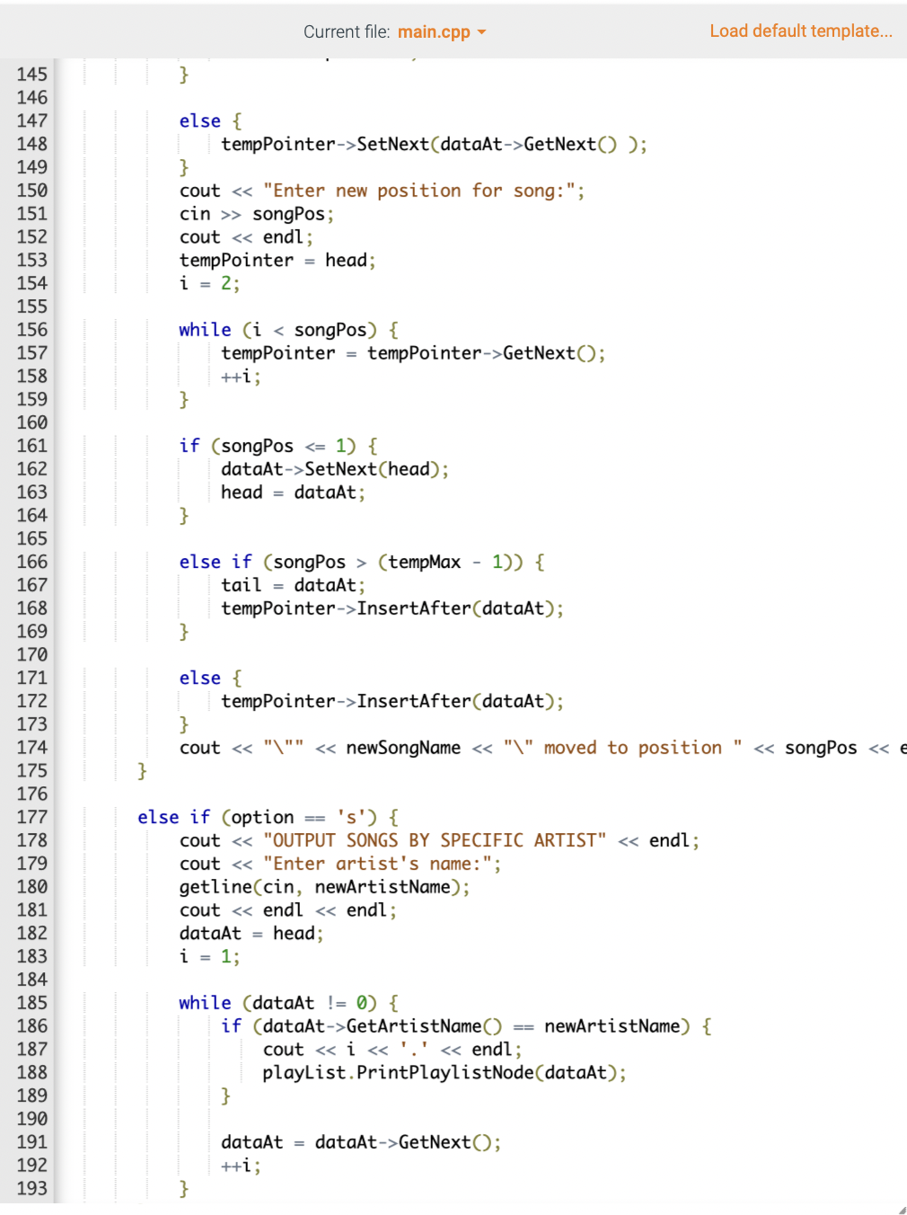 5: Unit test ∧ Test PrintMenu("JAMZ"). Should output | Chegg.com