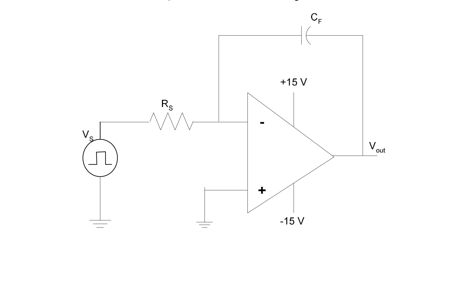 Solved 2.3 Integrating Amplifier 1. Calculate the Gain of | Chegg.com