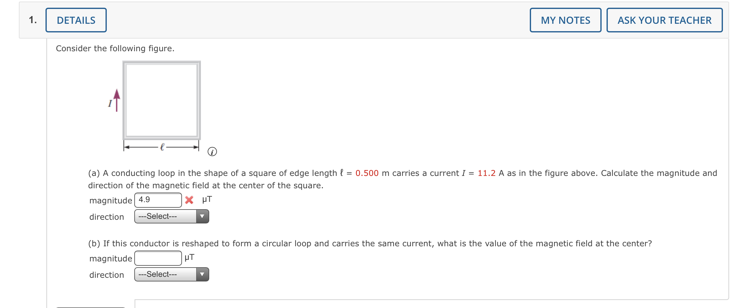 Solved Consider the following figure. (a) A conducting loop | Chegg.com