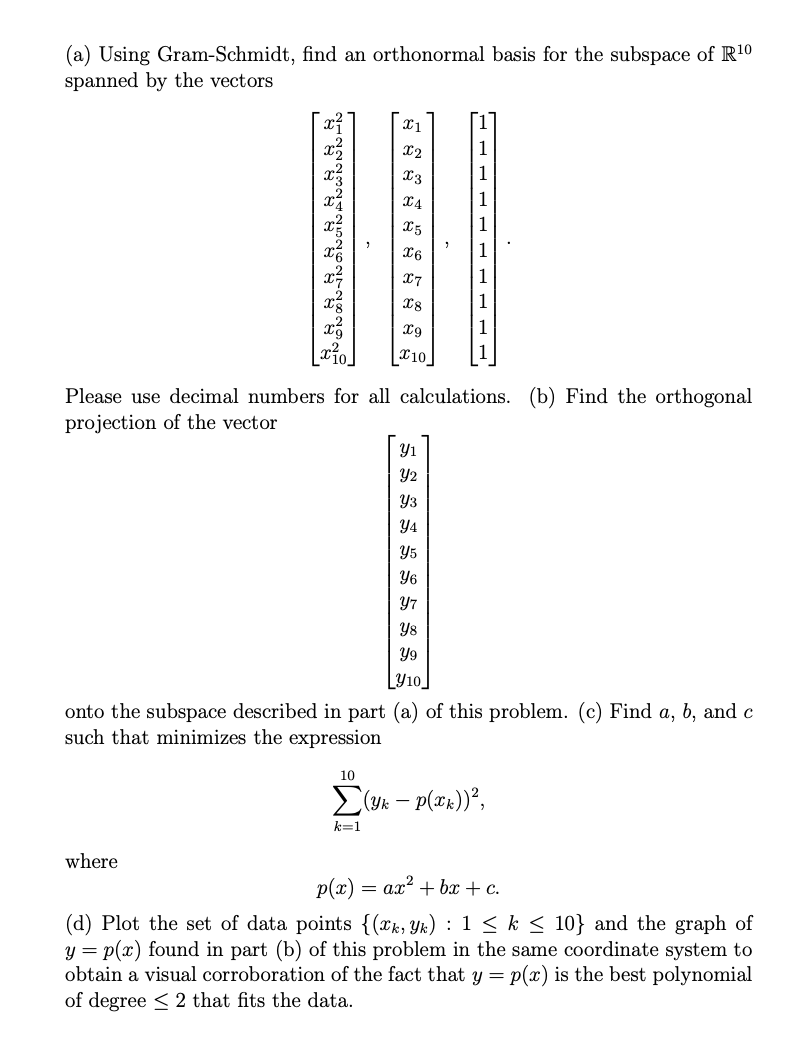 Solved 3. (Students are welcome to use the Mathematica code | Chegg.com