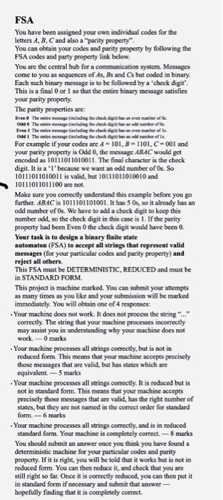 FSA You have been assigned your own individual codes | Chegg.com