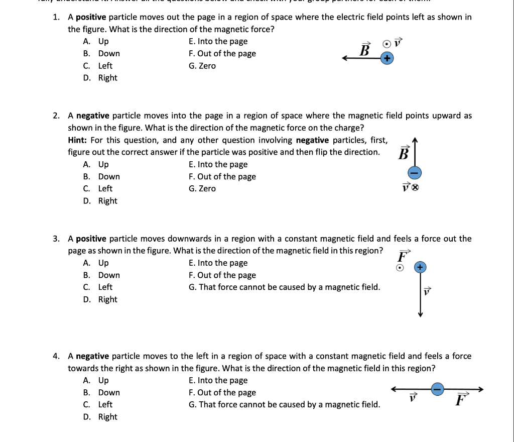 Solved 010 ORTOWCOOPPUTUOTOS DUONO 1. A positive particle | Chegg.com
