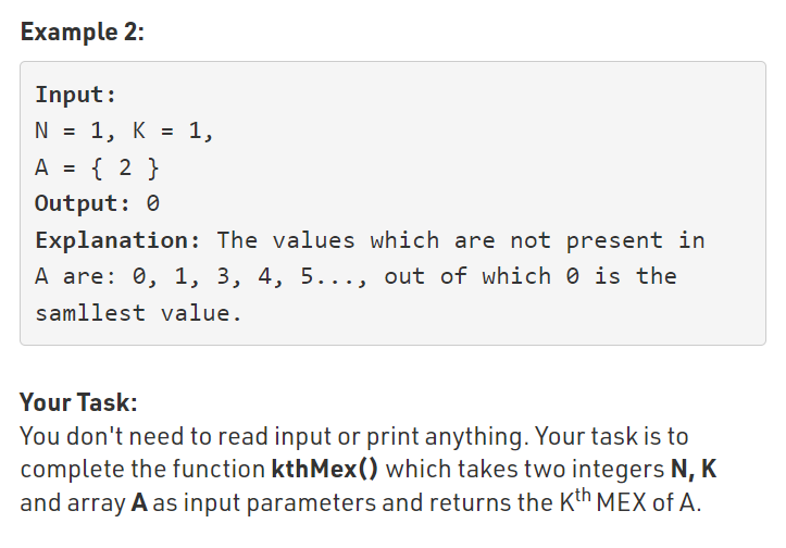 Solved You are given an array A of N integers. Find the Kth | Chegg.com