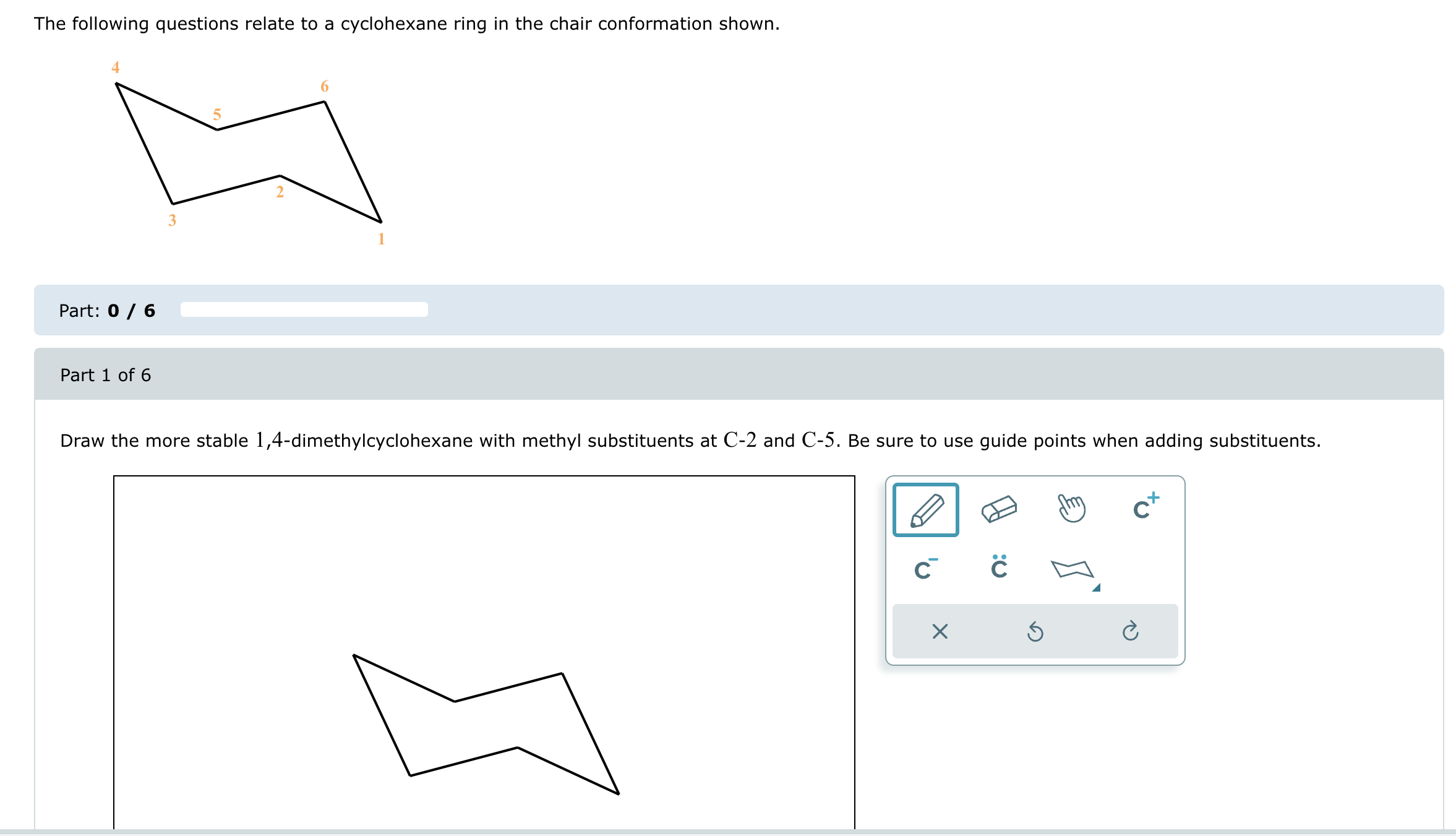 Solved The following questions relate to a cyclohexane ring | Chegg.com