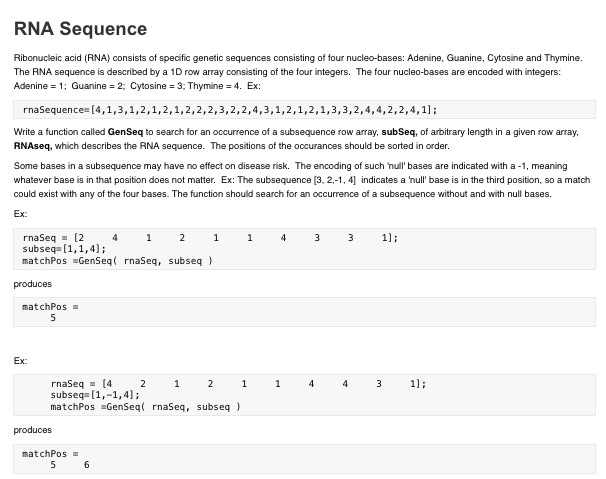 Solved MATLAB help- RNA Sequencing Please explain the | Chegg.com