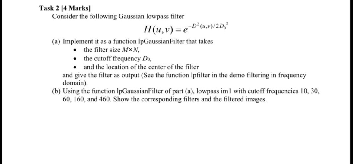Solved Task 2 [4 Marks] Consider the following Gaussian | Chegg.com