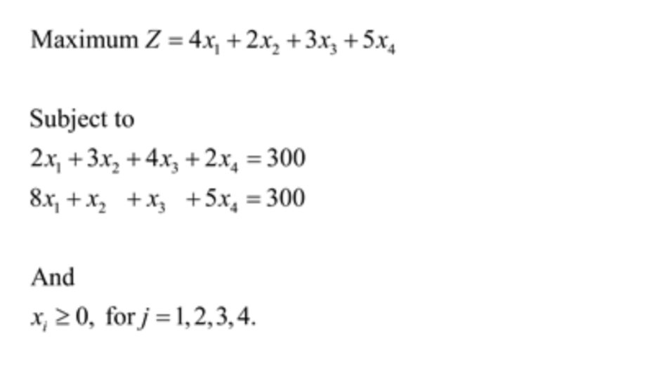 Solved Solve this using Two Phase method, I know how to do | Chegg.com
