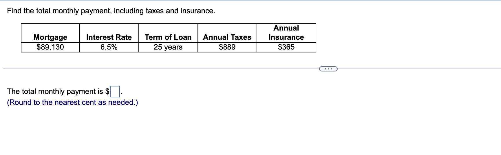 Solved Real Estate Amortization Table Click the icon to view | Chegg.com