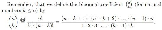 Solved Problem 13.6. Prove that for all natural numbers for | Chegg.com
