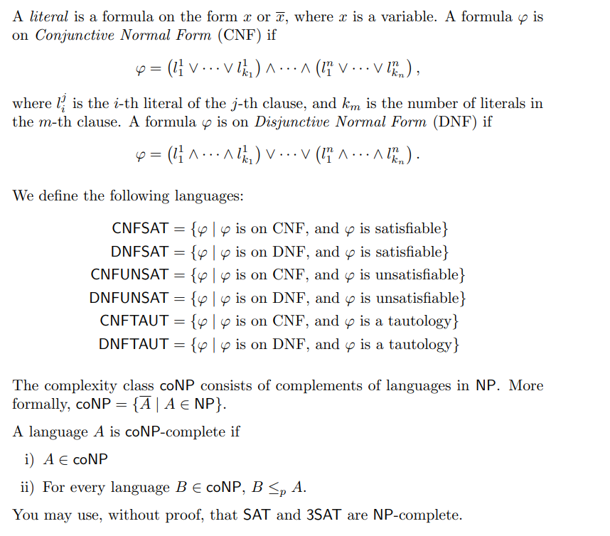 Solved At least one of the languages is NP-complete. | Chegg.com