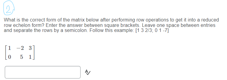Solved Given the matrix below, perform the following row | Chegg.com