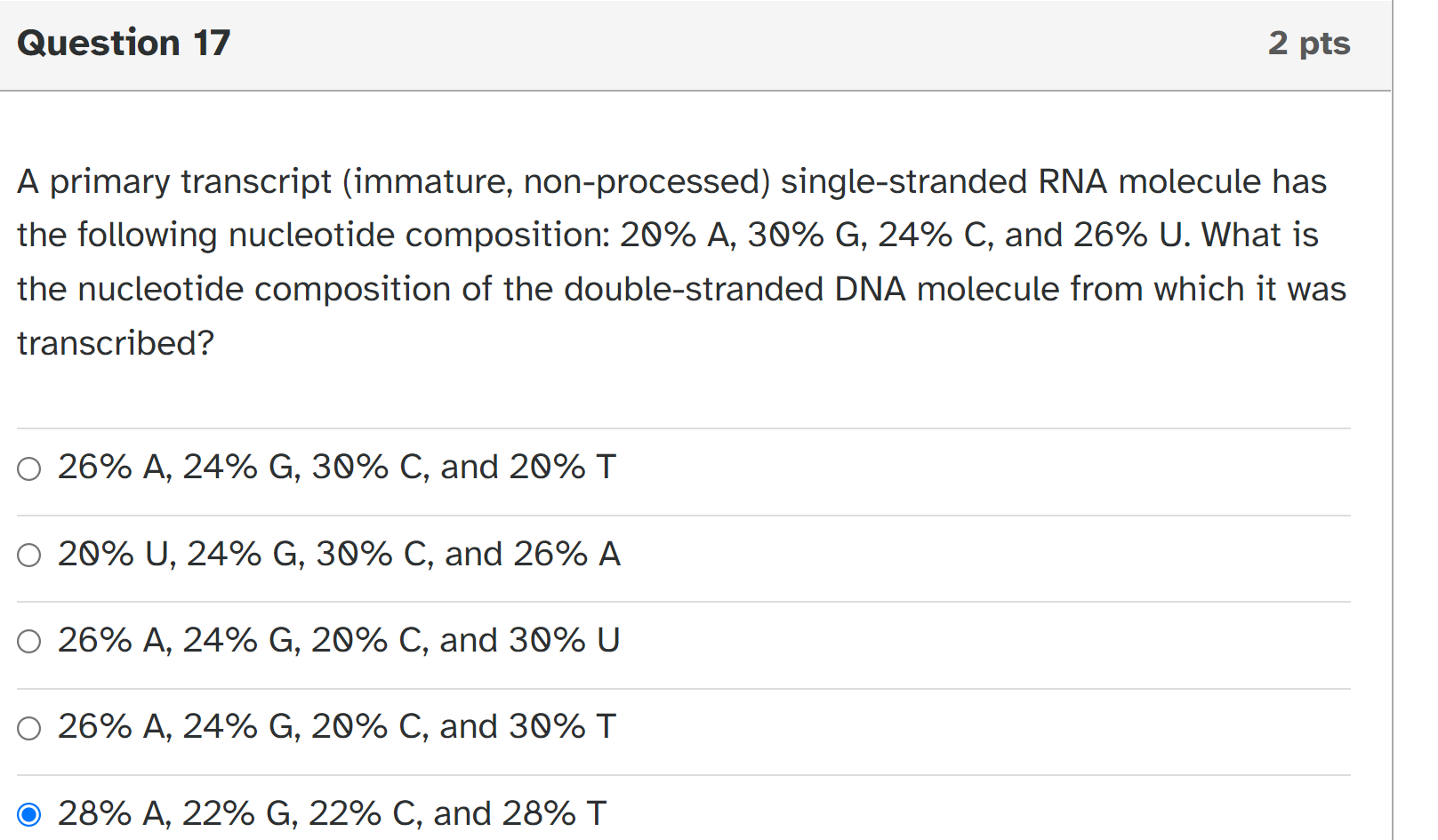 Solved Question 19 2 pts Which of the following is not true | Chegg.com