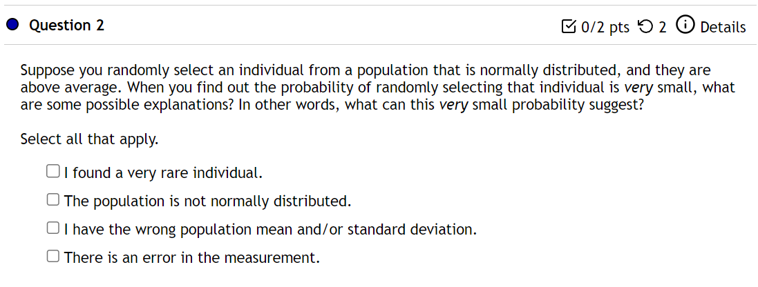 Solved Suppose You Randomly Select An Individual From A