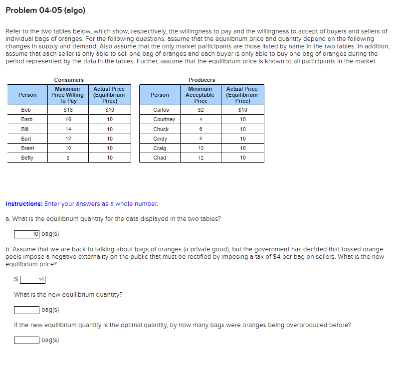 Solved Problem 04-05 (algo) Refer to the two tables below, | Chegg.com Solved Problem 04-05 (algo) Refer to the two tables below, | Chegg.com