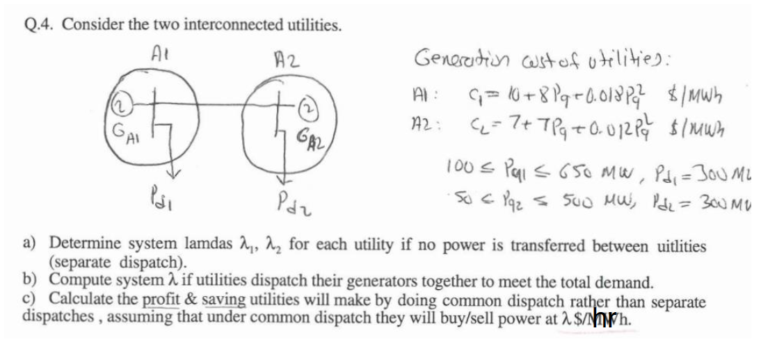 Solved Q.4. ﻿Consider the two interconnected | Chegg.com