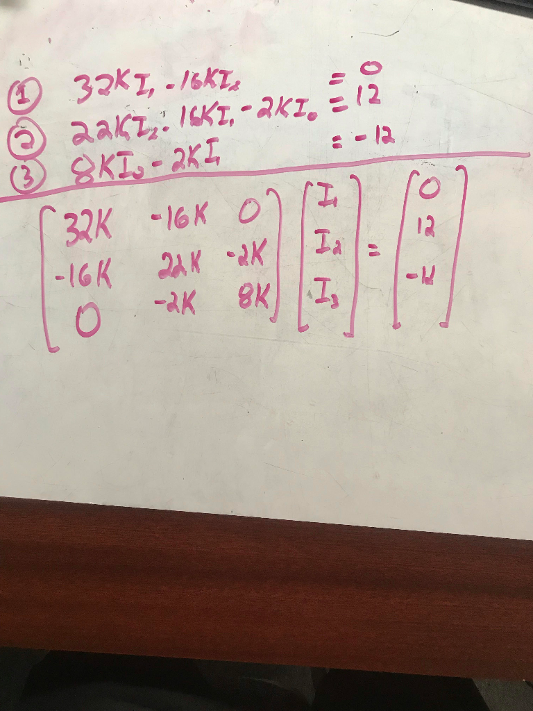 Solved Below are 3 SOE's that I converted into matrix form. | Chegg.com
