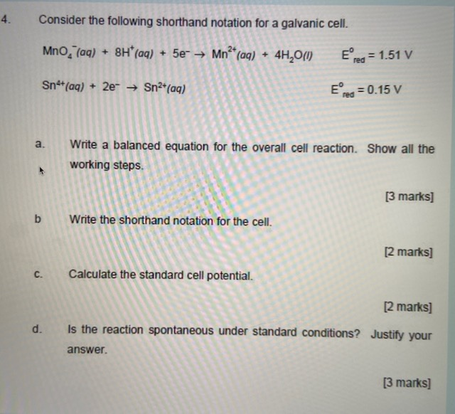 Solved 4. Consider the following shorthand notation for a | Chegg.com