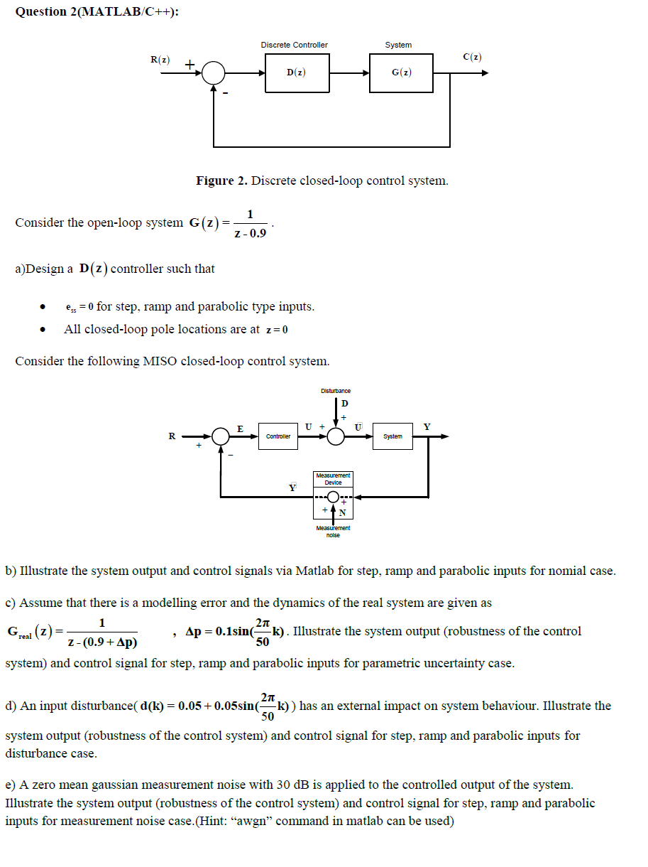 Solved Question 2 Matlab C Figure 2 Discrete