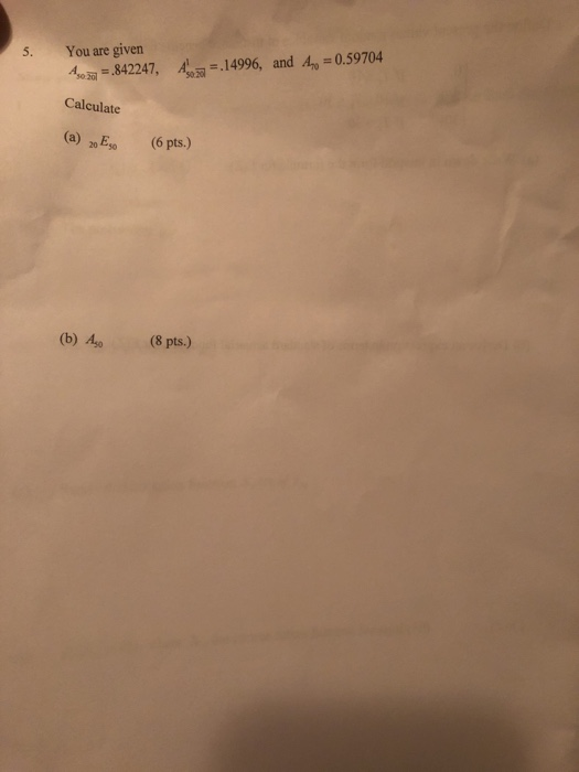 Solved Show your work 1. Let T, be the future lifetime | Chegg.com