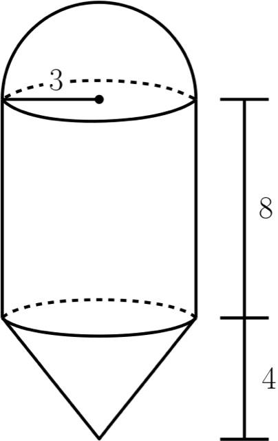 Solved Find the volume and surface area of the | Chegg.com