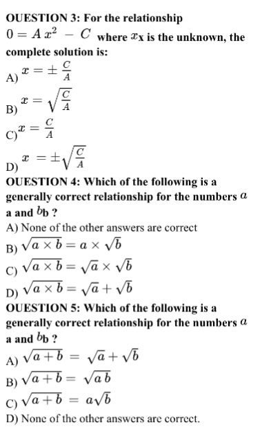 Solved OUESTION 3: For the relationship 0 = A x2-C complete | Chegg.com Solved OUESTION 3: For the relationship 0 = A x2-C complete | Chegg.com