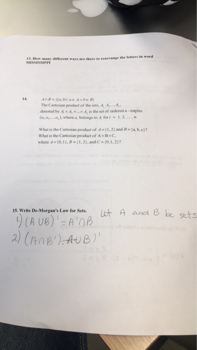 Solved 1.. How many different ways are there to rearrange | Chegg.com