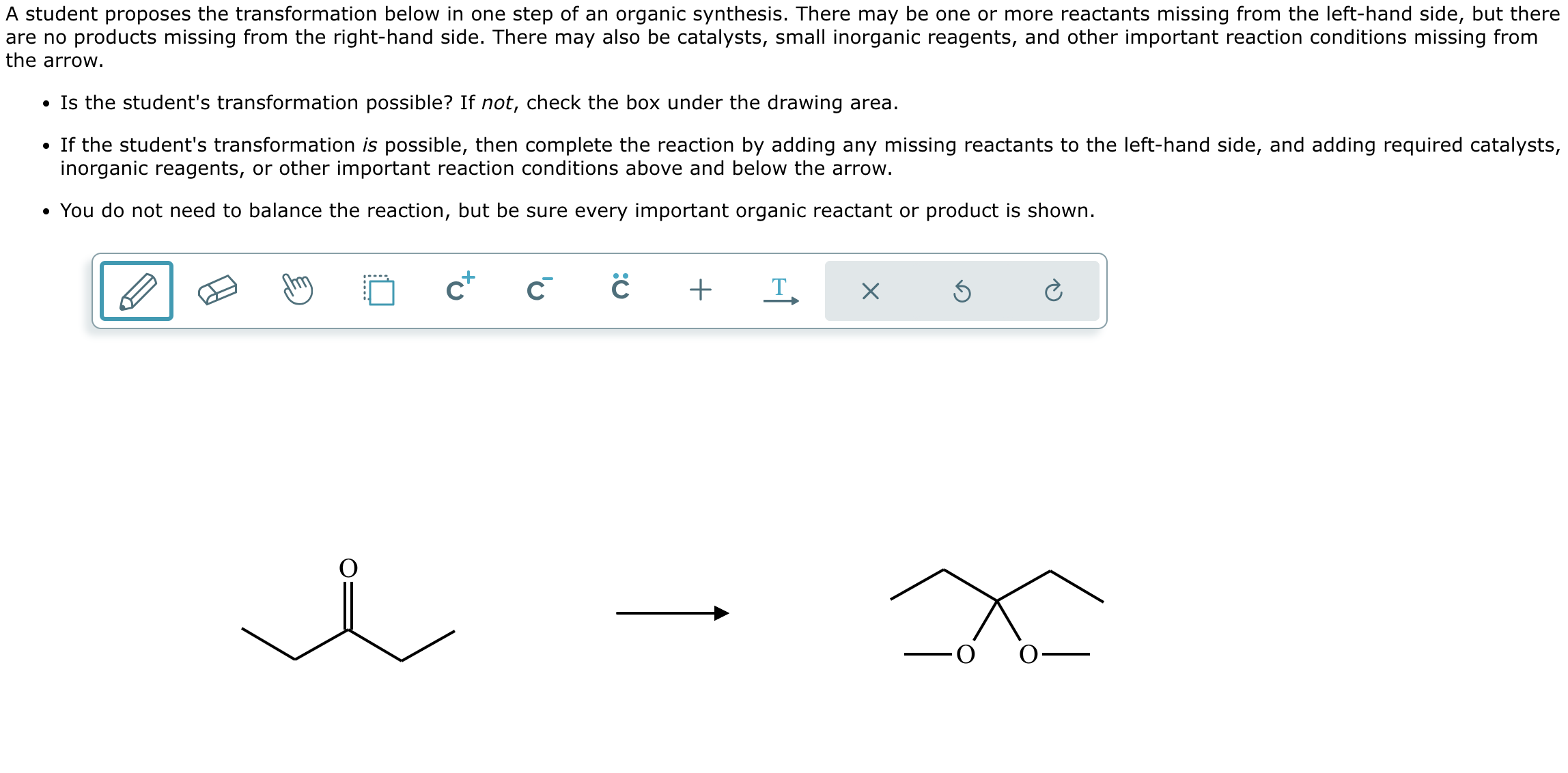 Solved A student proposes the transformation below in one | Chegg.com Solved A student proposes the transformation below in one | Chegg.com