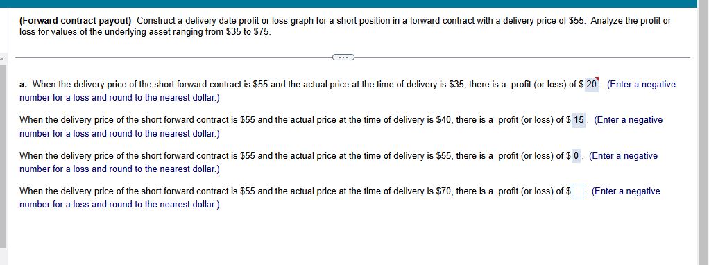 Solved question 1(Forward contract payout) ﻿Construct a | Chegg.com