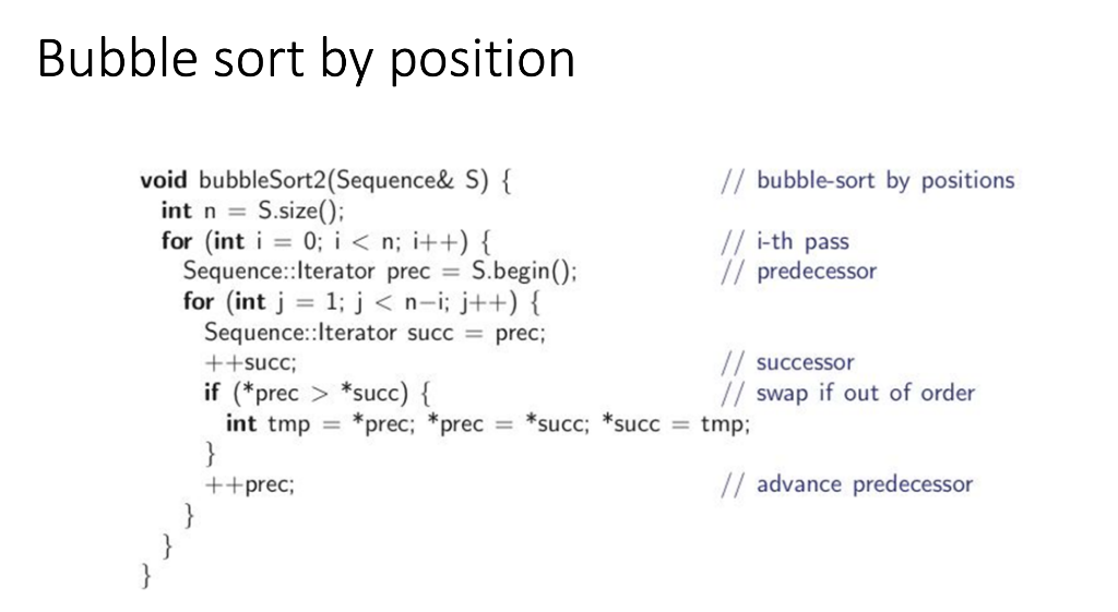 2. Implement BubbleSort 1 and 2 a. You will need to | Chegg.com