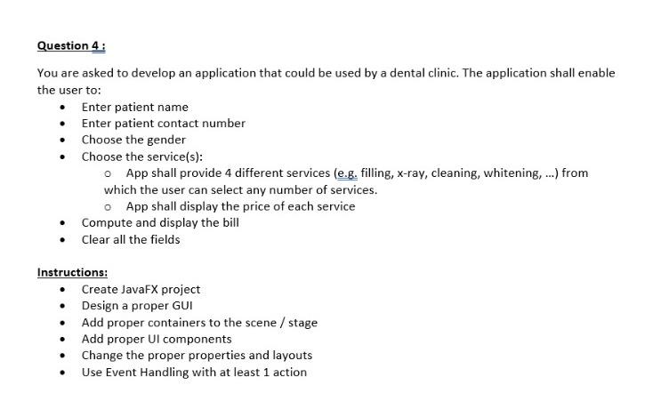 Solved You are asked to develop an application that could be | Chegg.com
