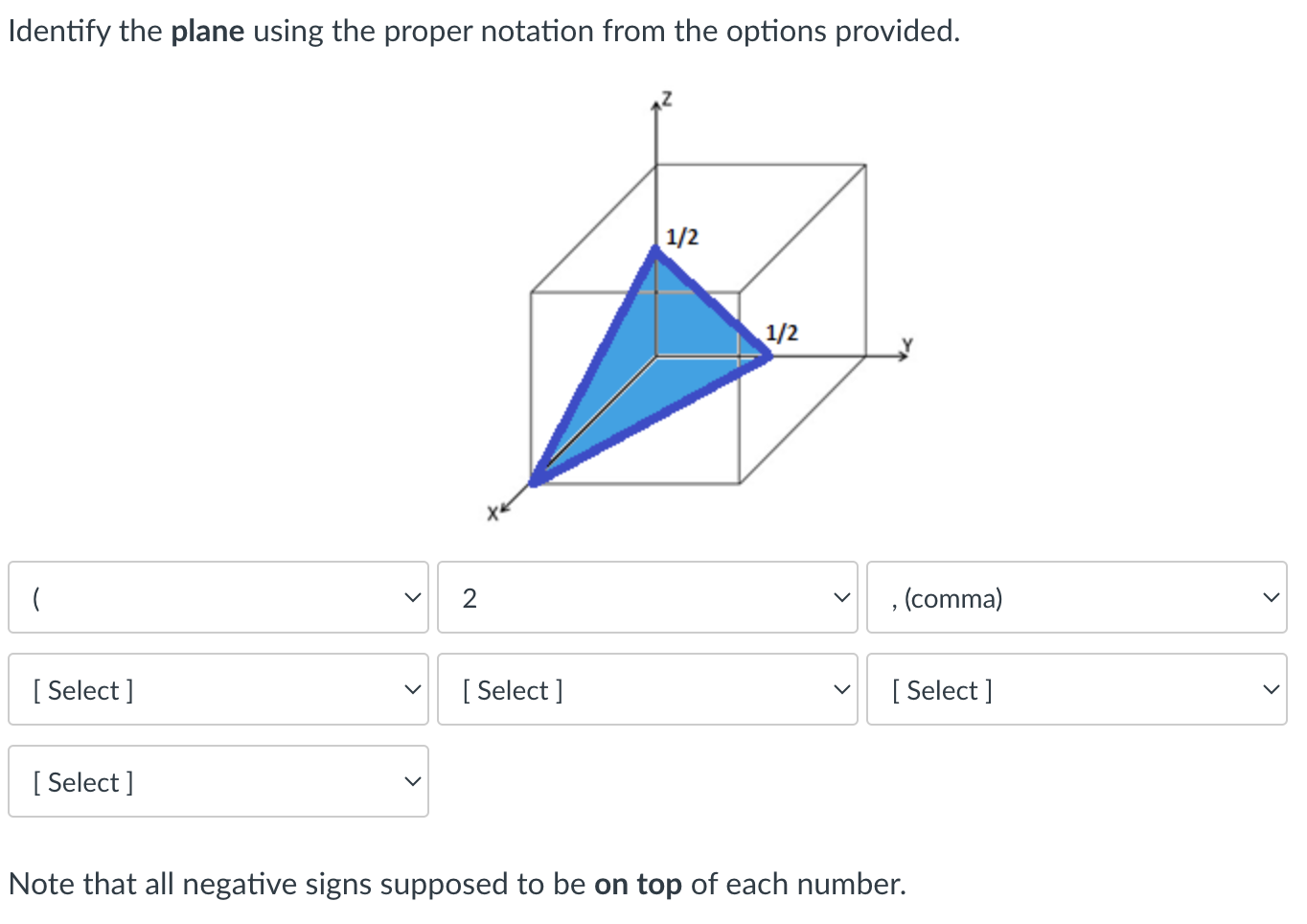 Solved Identify the plane using the proper notation from the | Chegg.com