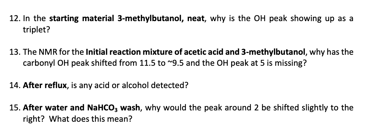 CH nela love +H + HO H2O H3C CH 3-Methylbutyl acetate | Chegg.com