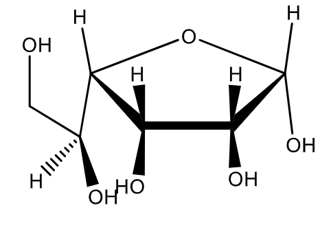 Solved i. ) For the cyclic sugar below, draw a straight | Chegg.com