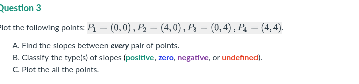 Solved lot the following points: | Chegg.com