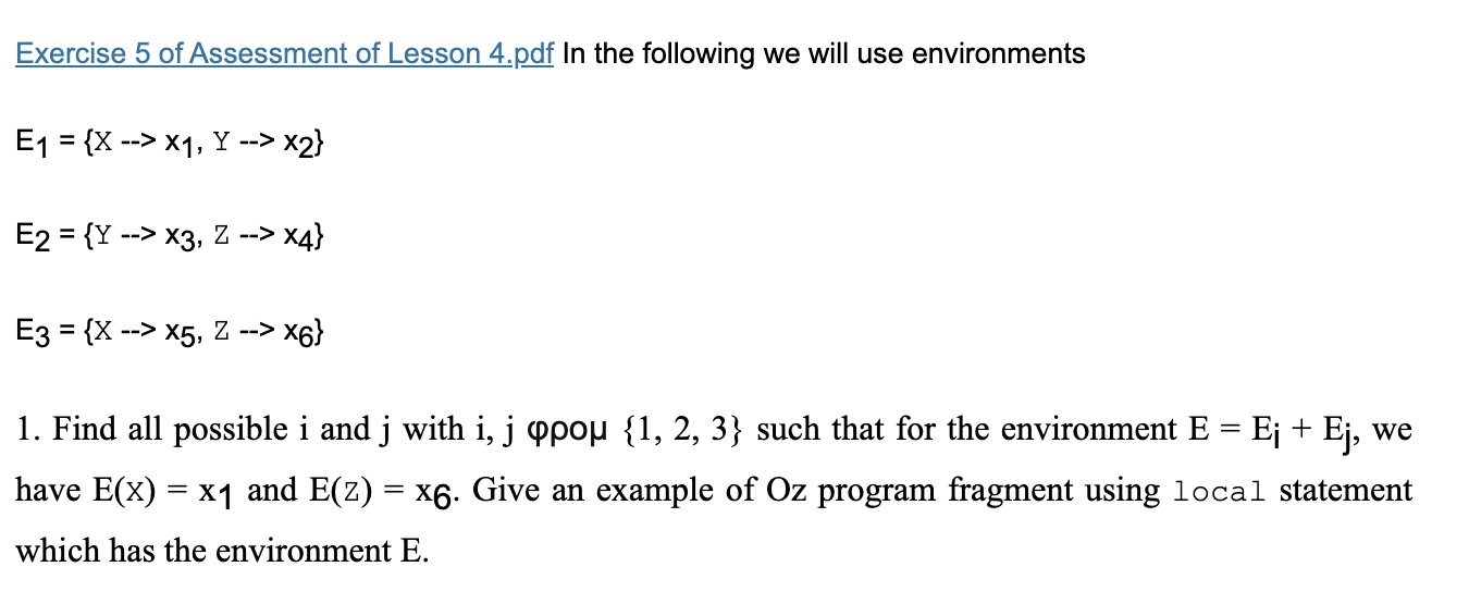 Exercise 5 of Assessment of Lesson 4.pdf In the | Chegg.com