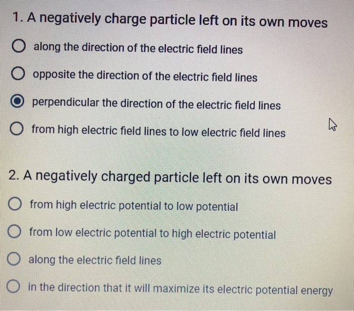 Negatively Charged Particle