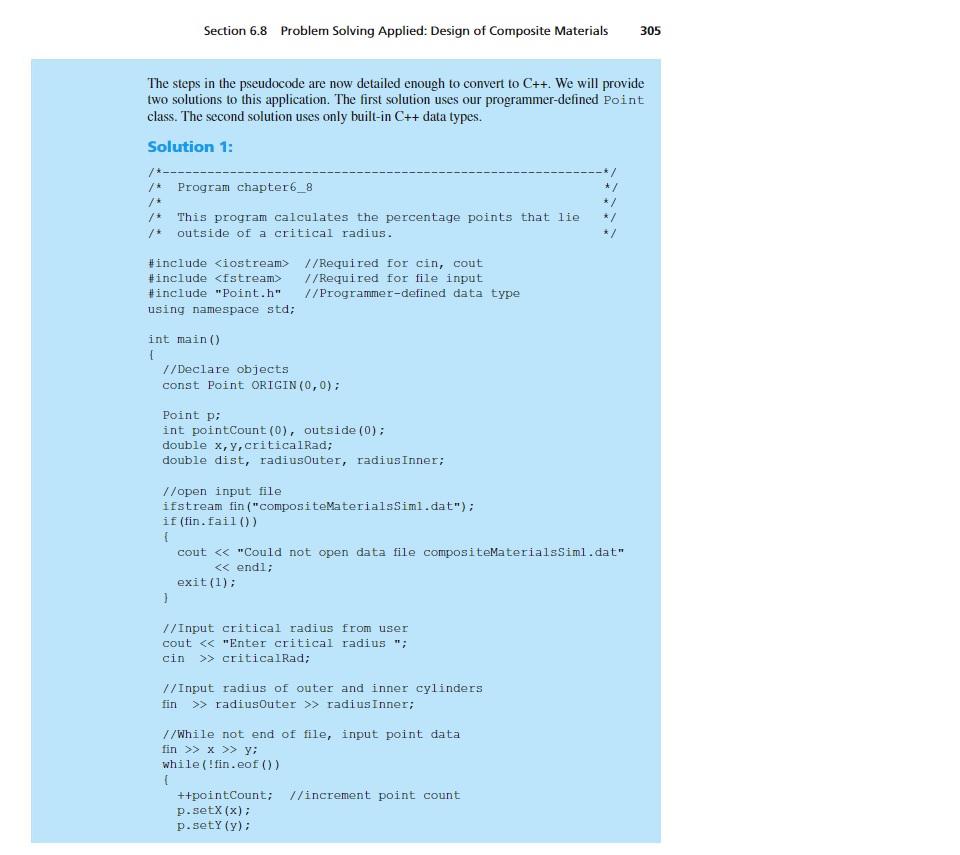 Solved Section 6.8 Problem Solving Applied: Design of | Chegg.com