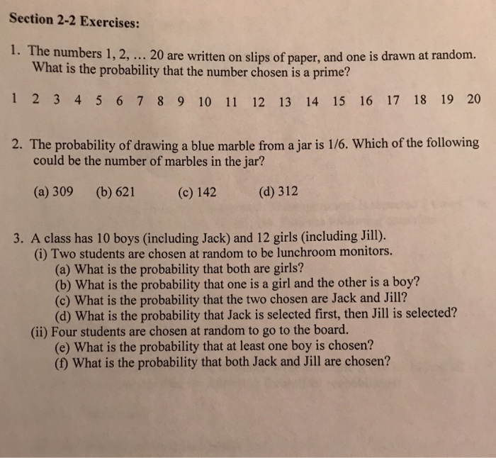 Solved Section 2-2 Exercises: 1. The numbers 1, 2, 20 are | Chegg.com