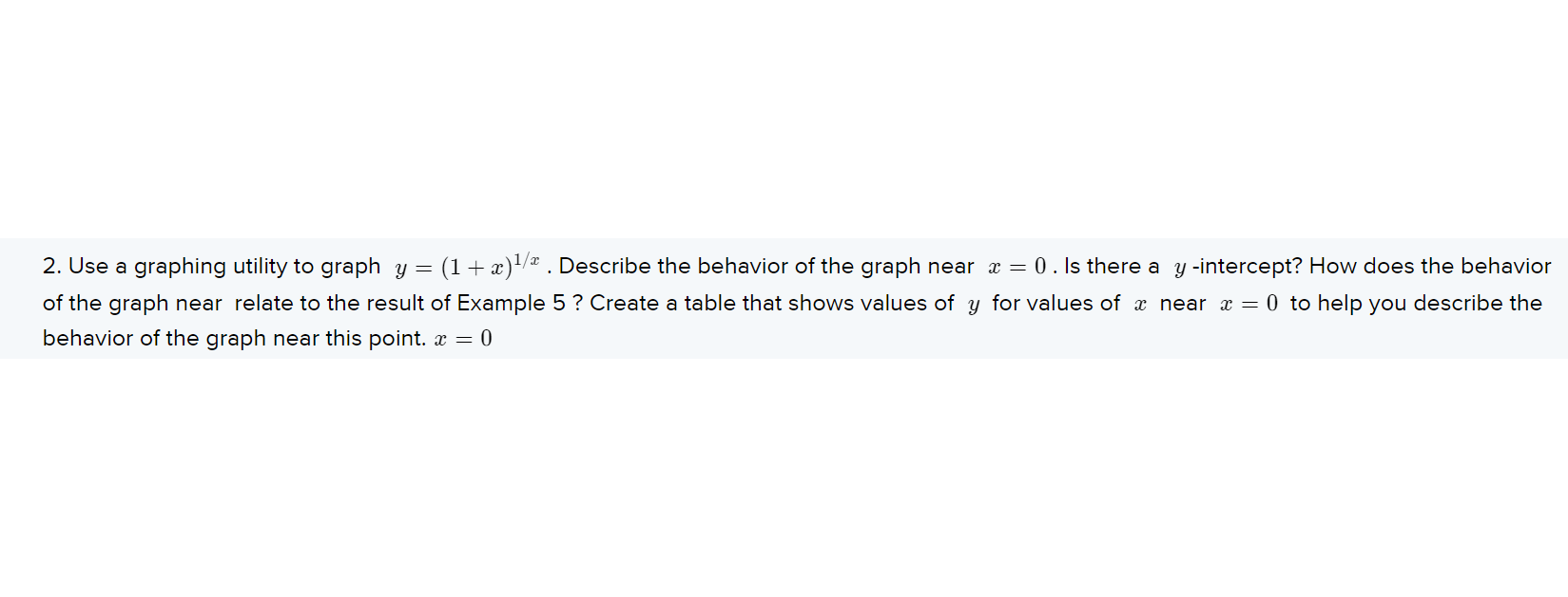 Solved 2. Use a graphing utility to graph y = (1 + x)1/2 . | Chegg.com