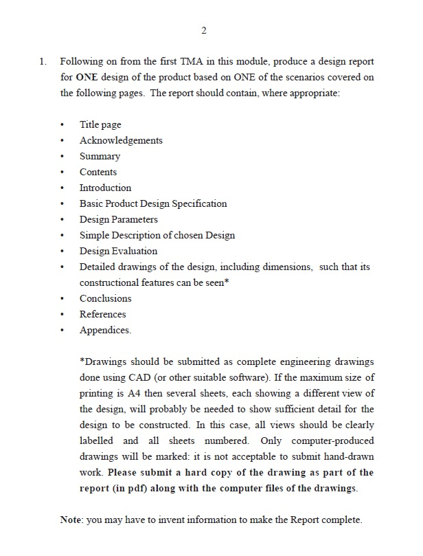 Following on from the first TMA in this module, | Chegg.com