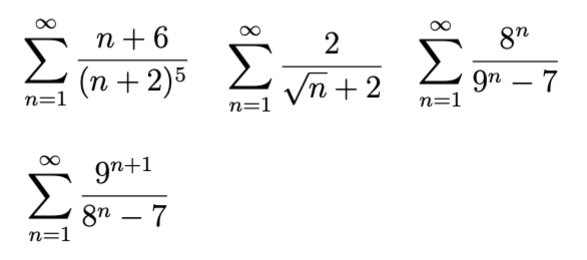 Solved Determine whether the series converges or diverges | Chegg.com